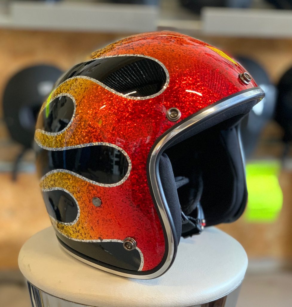 North Virus Superflake Red Flame fade - Karlssons Hjälmar | Expert på ...